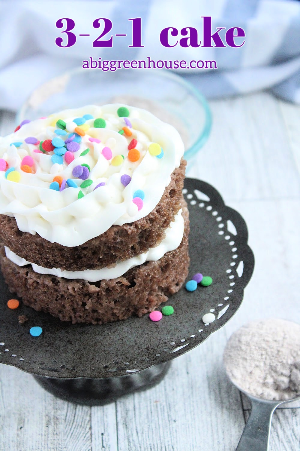 3-2-1 Cake – Big Green House