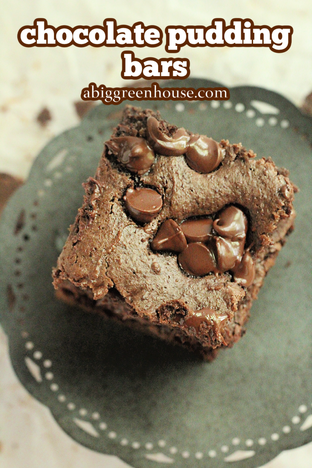 Chocolate Pudding Bars – Big Green House