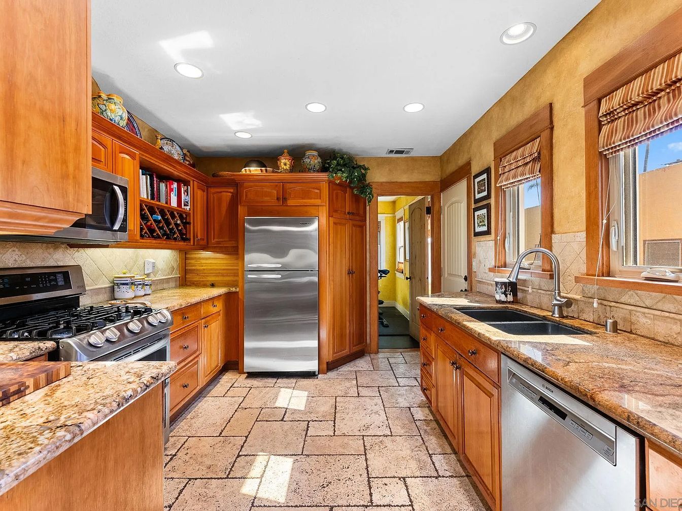1925 Spanish-Style Home in San Diego, California, Featuring Wood Floors ...
