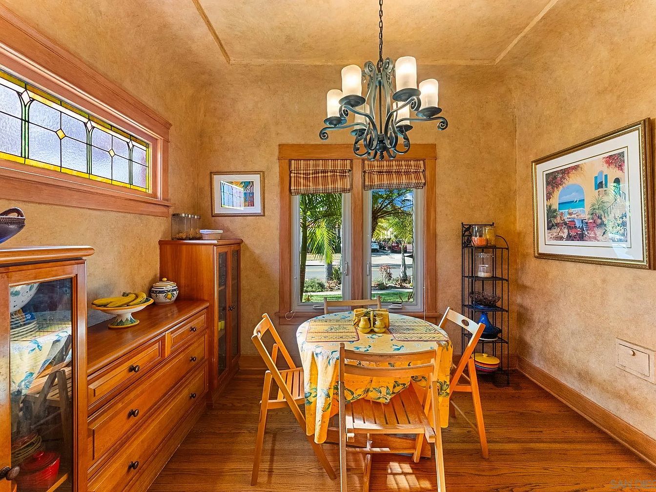1925 Spanish-Style Home in San Diego, California, Featuring Wood Floors ...