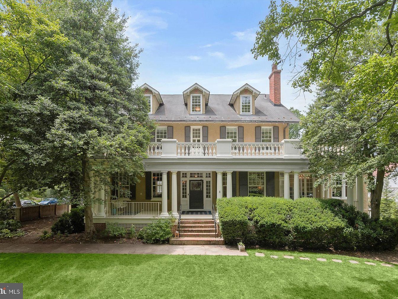 This 1908 Colonial Revival Estate in Chevy Chase, Maryland With Six ...