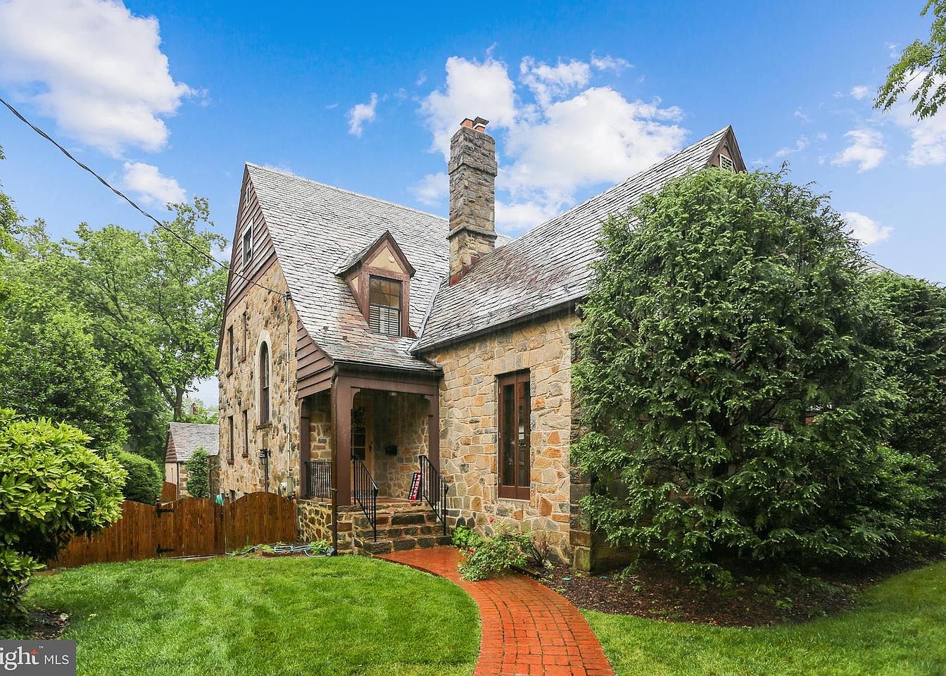Charming 1930 Stone Tudor in Chevy Chase, Maryland, Featuring Beamed ...